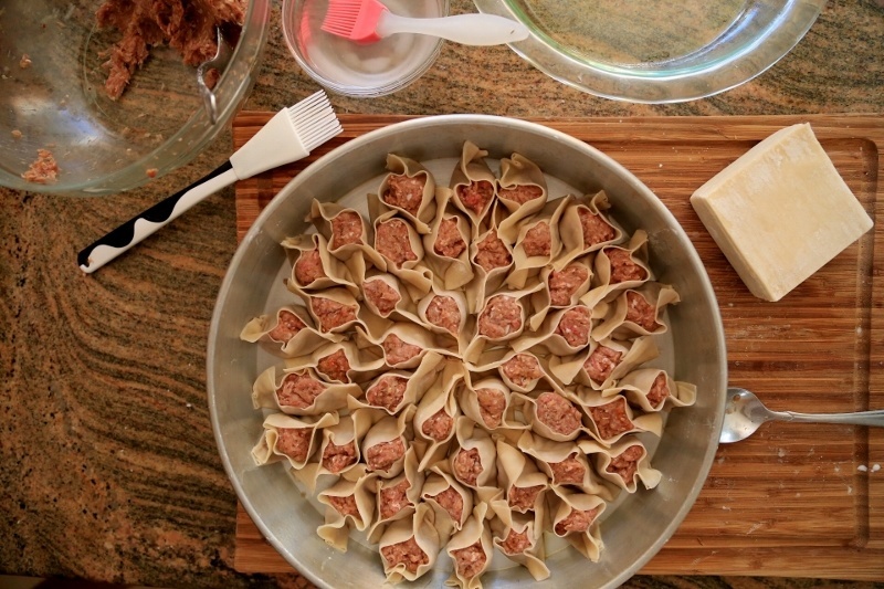 Armenian Manti Recipe - Մանթի - Բորակի - Манты - Heghineh.com
