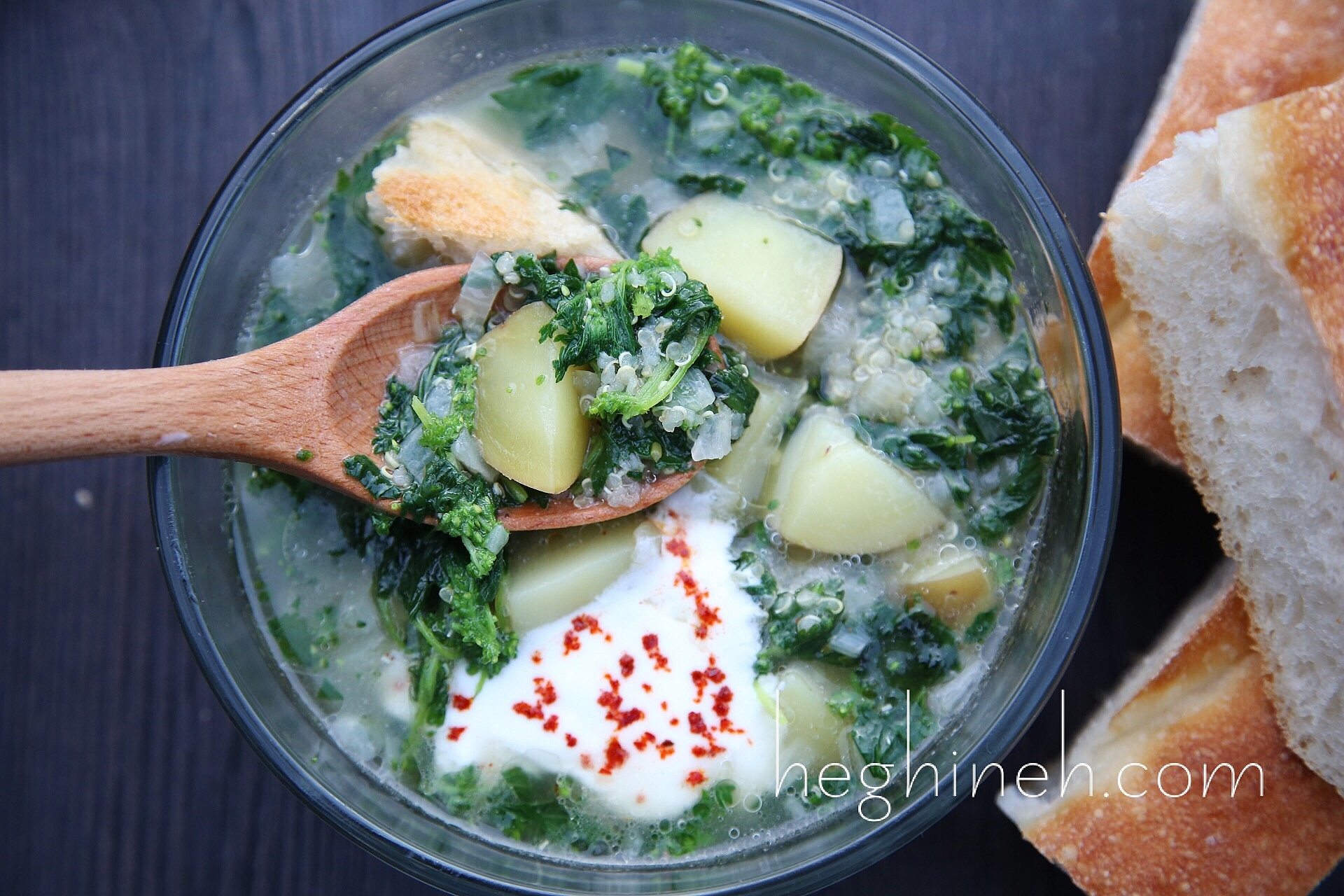 Nettle Soup Recipe - Եղինջով Ապուր - Heghineh.com